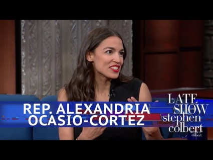 On Colbert, AOC Eats Ice Cream And Calls Out McConnell | Crooks and Liars