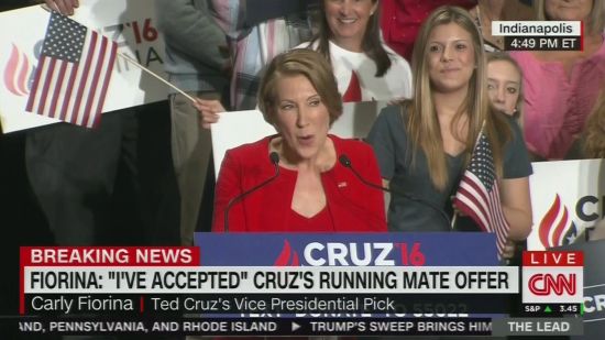 Carly Fiorina Bursts Into Song During Cruz Announcement | Crooks and Liars