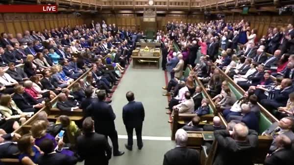Labour's Jeremy Corbyn Greeted In Parliament By Boisterous Chant ...