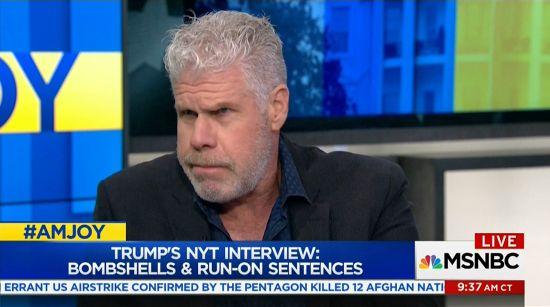 Ron Perlman Slays Joy Reid With His 'Donald Trump' Impression | Crooks ...