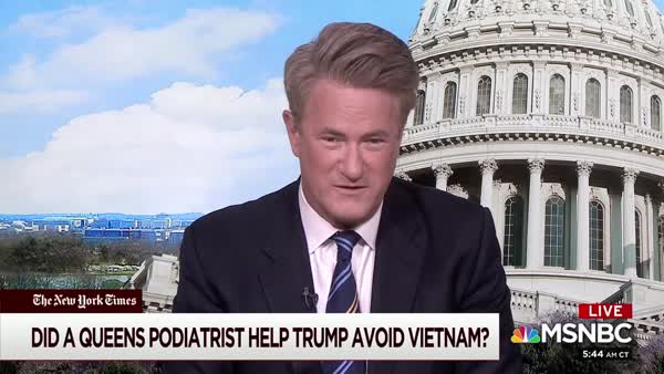 Scarborough Tells The Story Of President Bone Spurs Vs. Bob Mueller ...