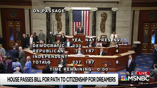 House Of Reps Passes Legislation Restoring Protections For Dreamers ...