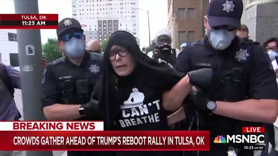Tulsa Police Arrest Rally Attendee Sheila Buck For Wearing 'I Can't ...