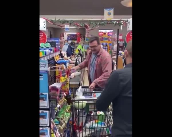 Watch As Man Attacks Store Manager With A Shopping Cart After Being ...