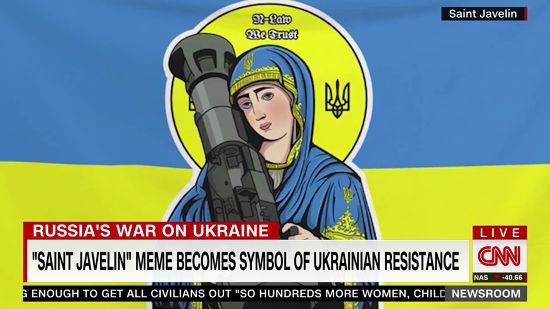 Saint Javelin Meme Raises Money For Ukrainian Relief | Crooks and Liars
