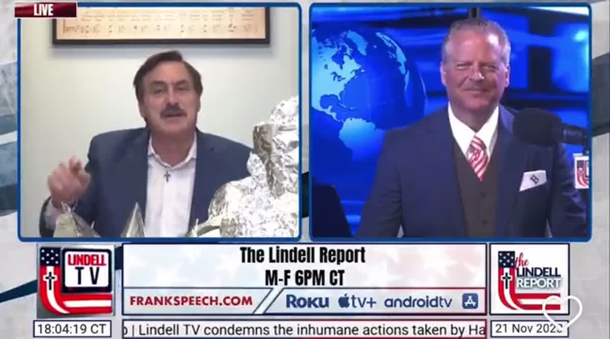 Mike Lindell Tries On Different Tin Foil Hats | Crooks and Liars