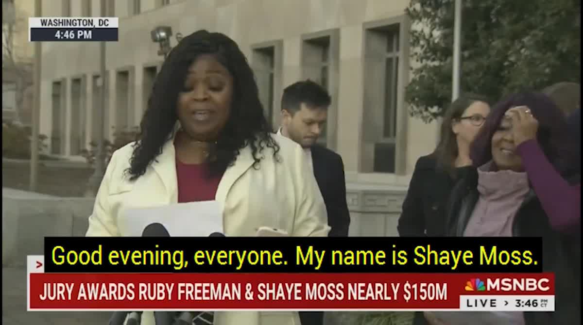 Shaye Moss No Elections Worker Should Experience What We Went Through ...