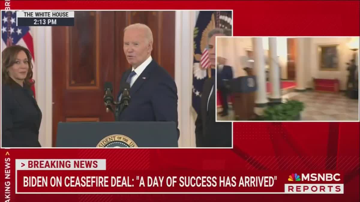 Biden Perfectly Responds When Asked Dumb Question About Ceasefire Deal ...