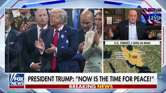 Mark Levin Takes A Victory Lap After US Bombing Of Iran Nuclear Sites ...