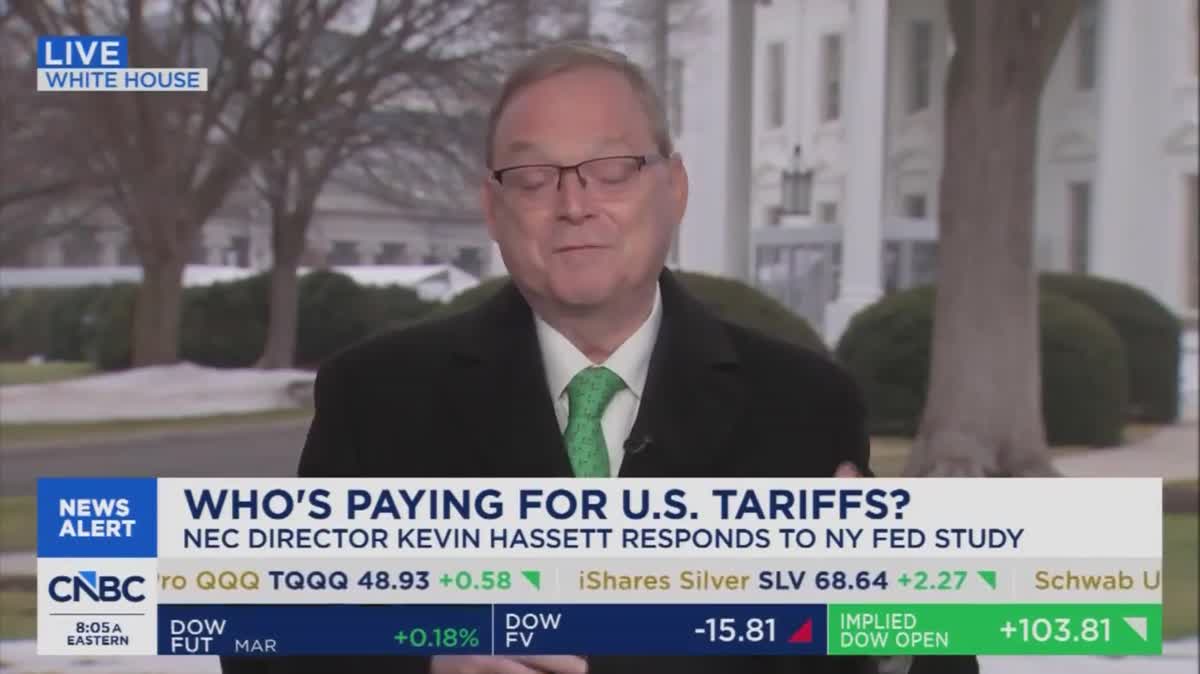 Creepy Kevin Hassett Attacks Tariff Study: 'They Should Be Disciplined ...