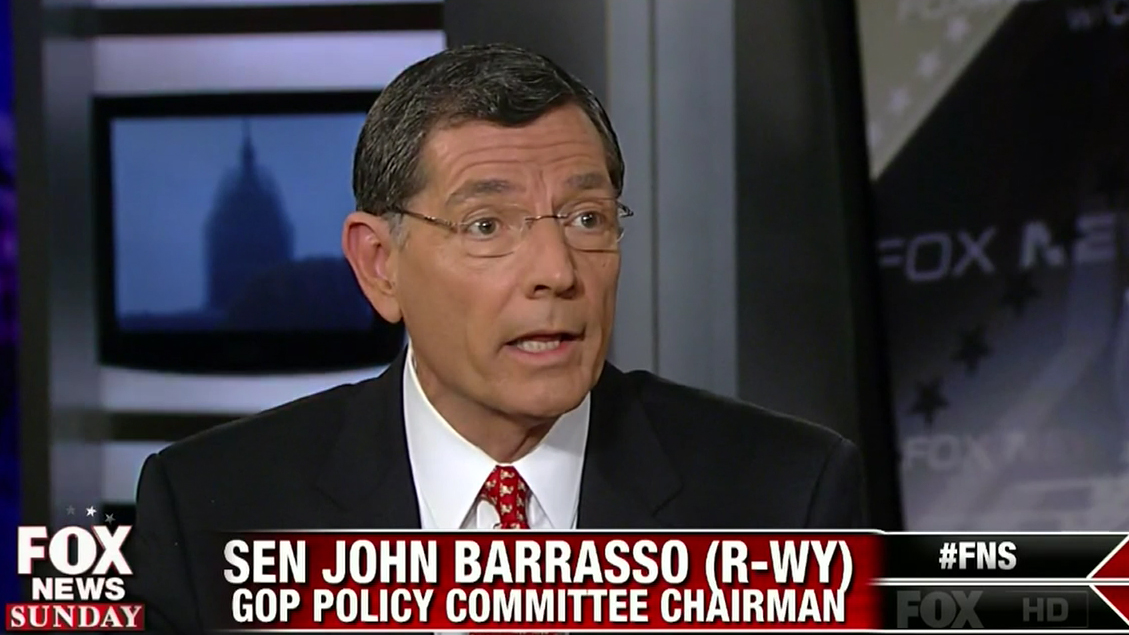 Sen. Barrasso Pretends Republicans Need An Excuse For Continued ...