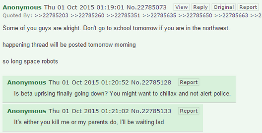 Reports: UCC Shooter Posted Plans For Shooting On 4Chan | Crooks and Liars