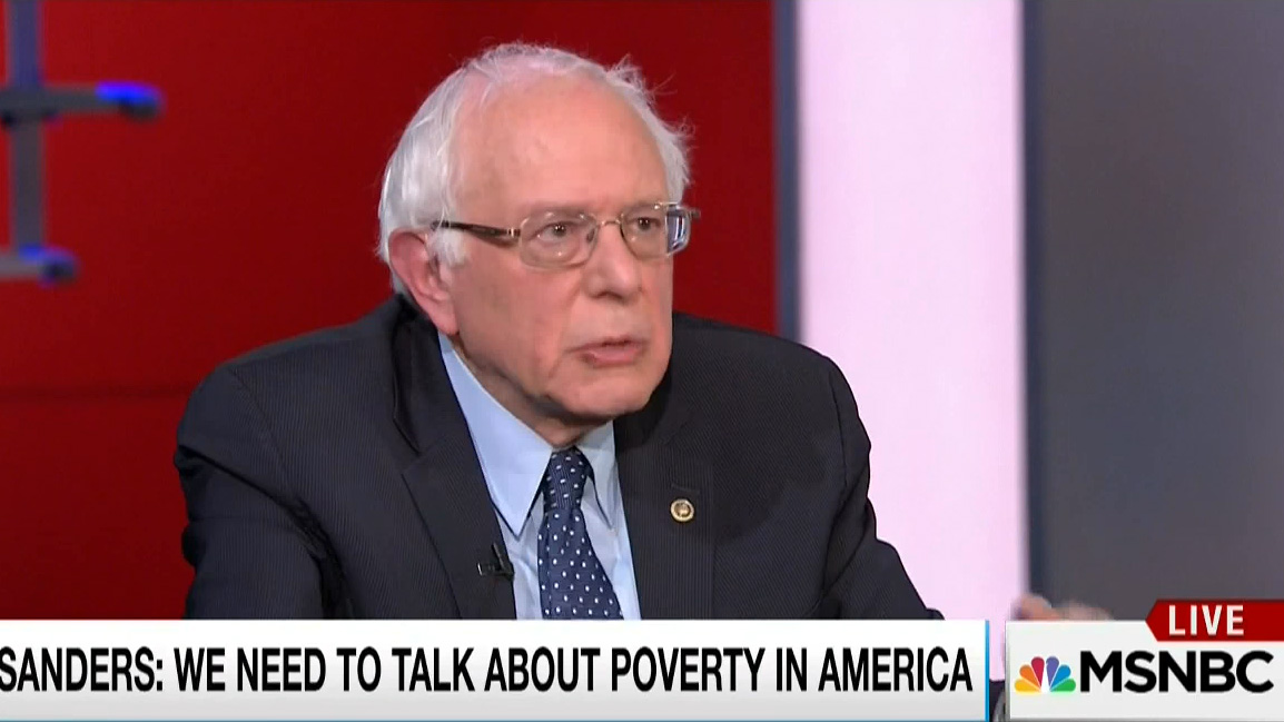 Bernie Sanders: 'Hopeless Poverty Threatens Democracy' | Crooks and Liars