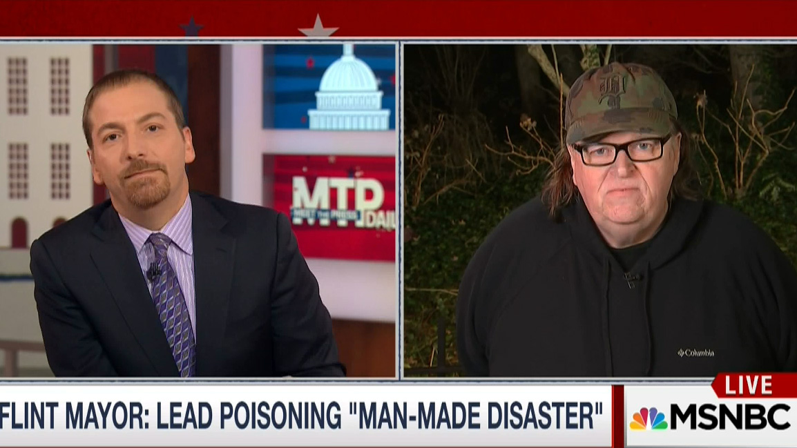 Michael Moore Calls For Arrest Of Gov. Rick Snyder Over Flint Lead ...