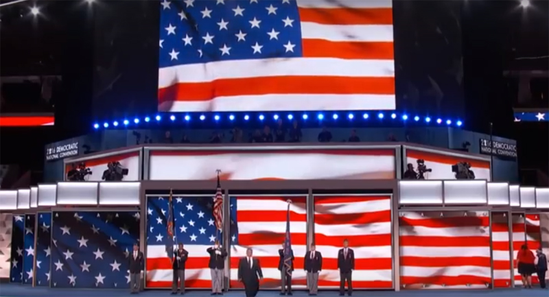 No, Really! Right Wing Websites Claim Flags Forbidden At DNC | Crooks ...
