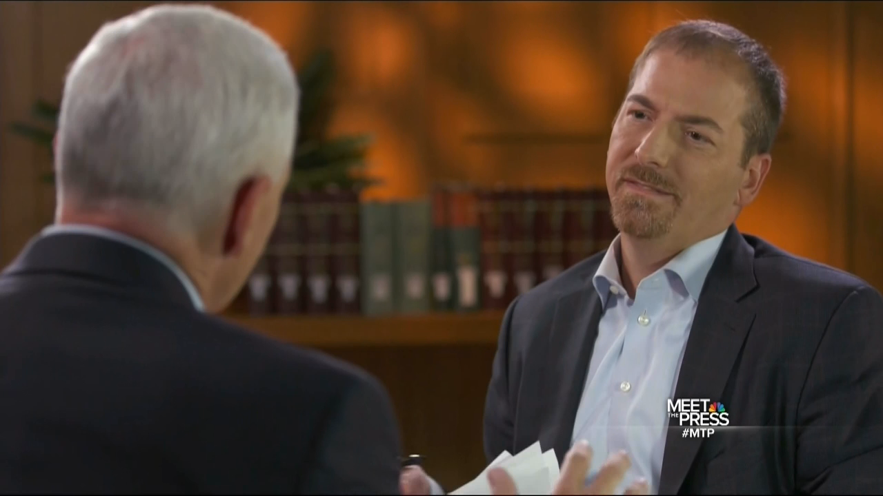 Chuck Todd Pushes Mike Pence On Whether Trump Should Rely On Ailes ...
