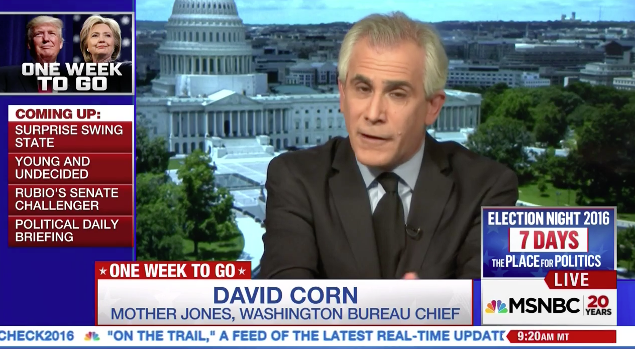 David Corn Dishes Some Truth About Russia, Trump And The Election ...