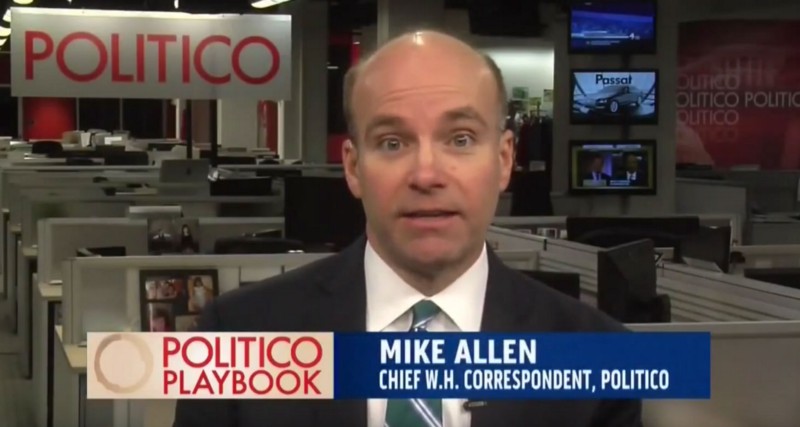 Politico Co-Founder Mike Allen Heaps Praise On Breitbart | Crooks and Liars