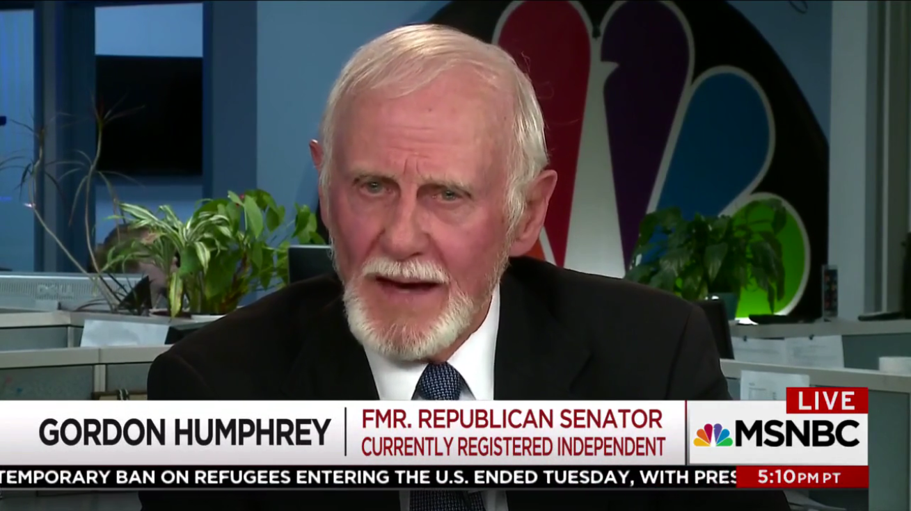 Former NH GOP Senator: 'We Need To Be Rid Of This Vile President ...