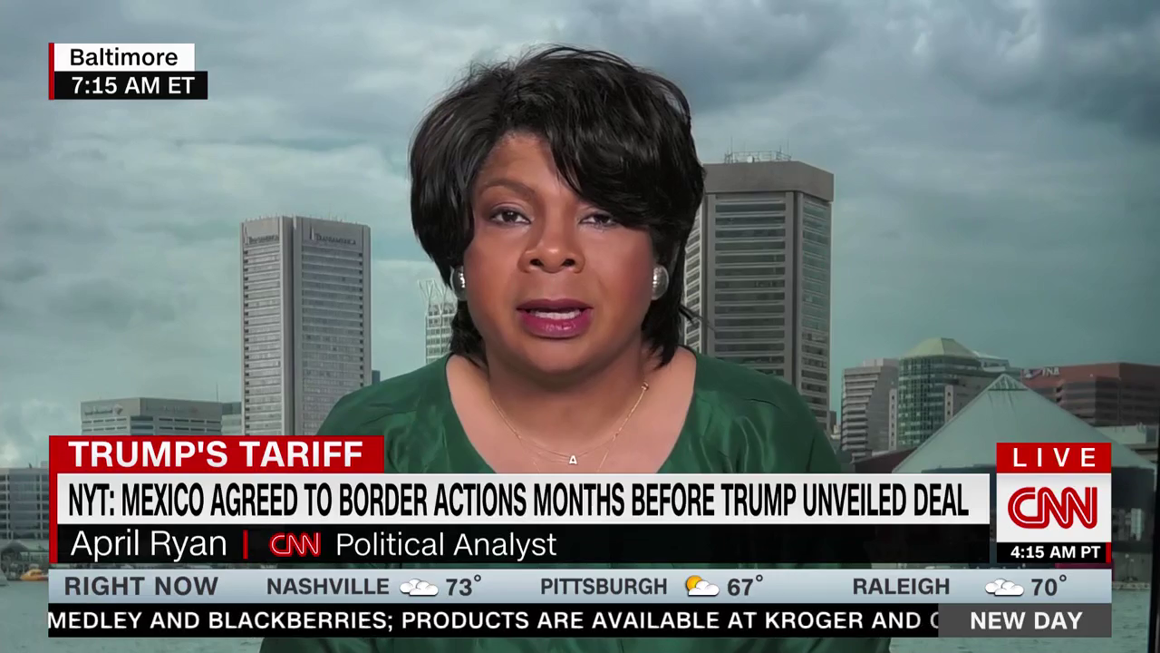 April Ryan Flattens Trump For 'Rebranding' Trade Deal With Mexico Done ...
