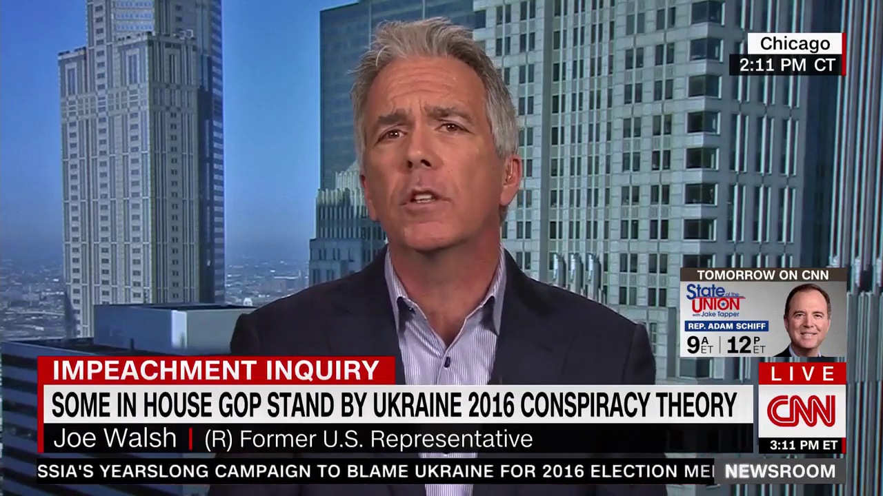 Former Rep. Joe Walsh: Trump Will Keep His 35 Percent Because Of The ...