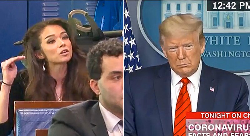 'Sycophant' OANN Reporter Schooled After Asking Trump If 'Chinese Food ...