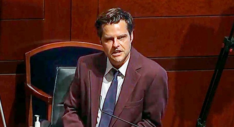 Matt Gaetz Is Sad About Protesters 'Being Ashamed' Of The Confederacy ...