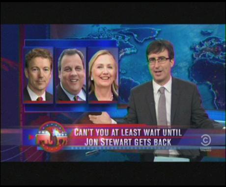 John Oliver Begs Trump To Get Into 2016 Presidential Primary | Crooks ...