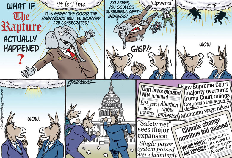 What If "The Rapture" Actually Happened? | Crooks and Liars