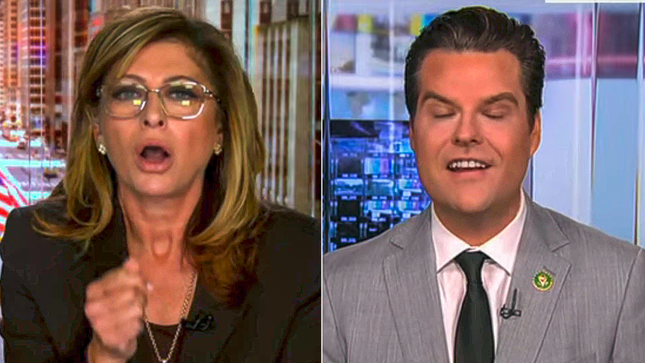 Matt Gaetz And Maria Bartiromo Clash Over Government Funding | Crooks ...