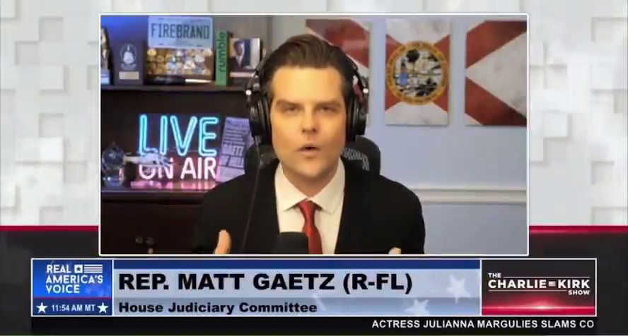 Gaetz Whines That Ousting Santos Could Cost GOP House Majority | Crooks ...