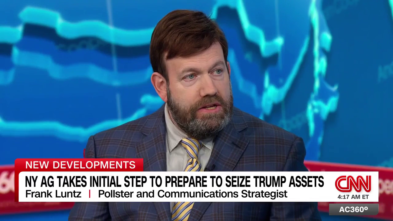 GOP Shill Frank Luntz Warns Tish James Not To Seize Trump's Assets ...