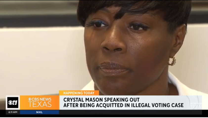 Texas Woman Acquitted After Serving 5 Years For Voting Error | Crooks ...