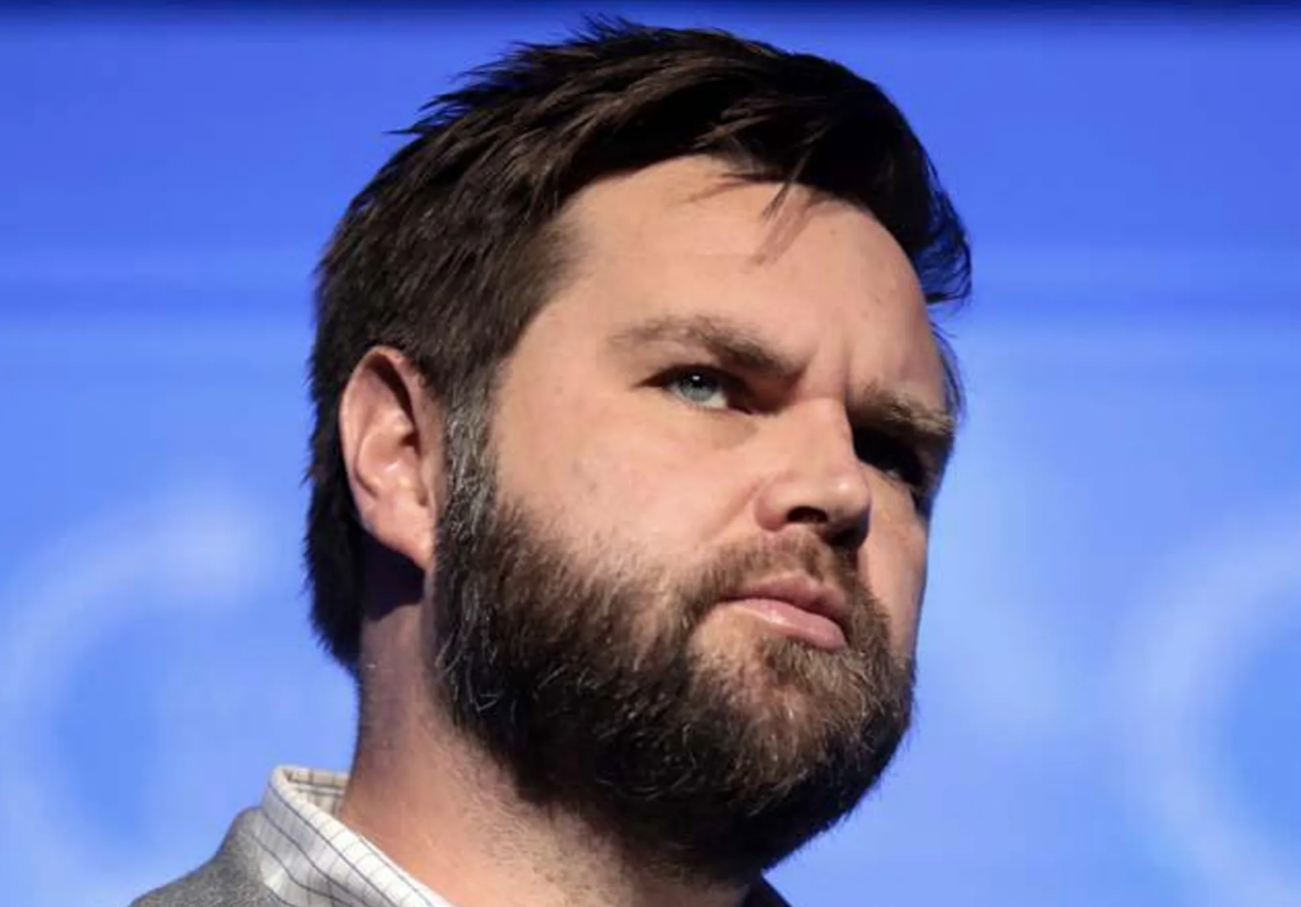 Weirdo JD Vance Even Acts Weird When Alone In A Swimming Pool