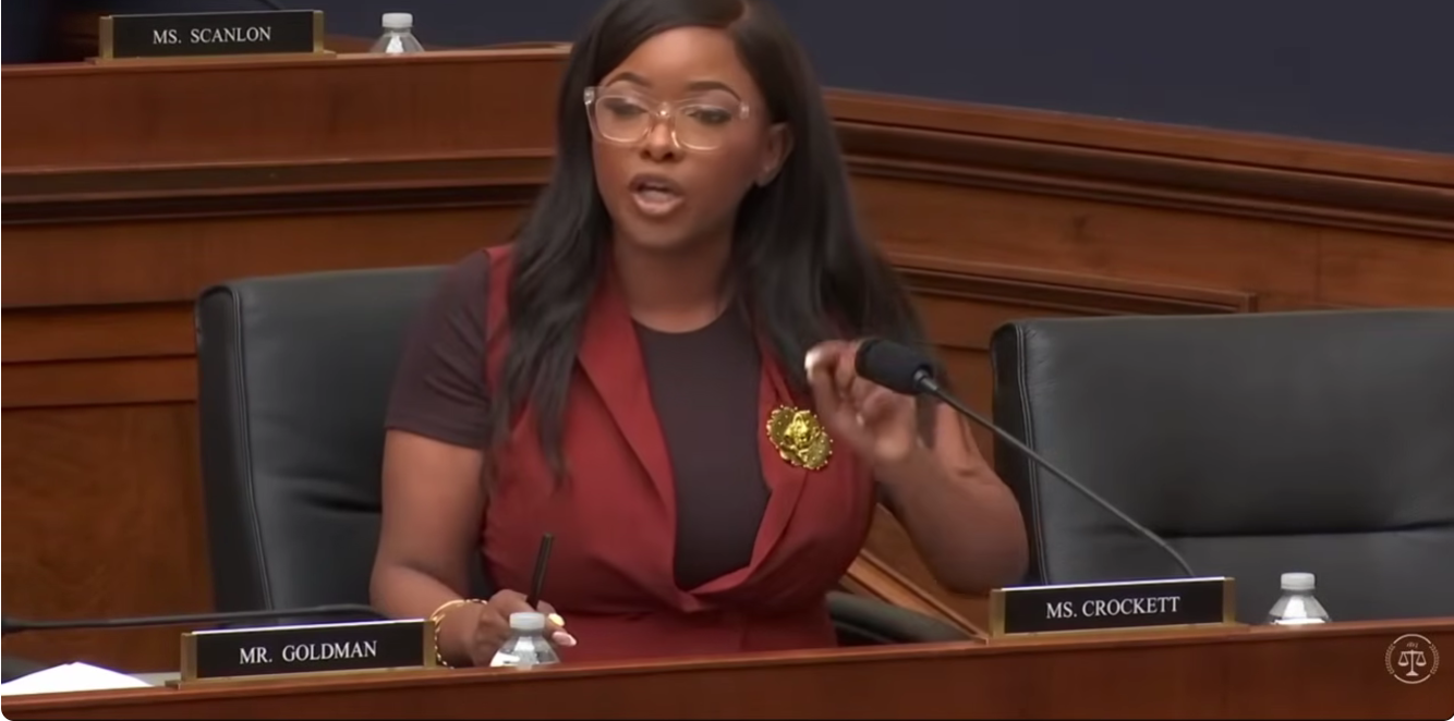 Rep Crockett Blasts Away At White Supremacy And Supremacists | Crooks ...
